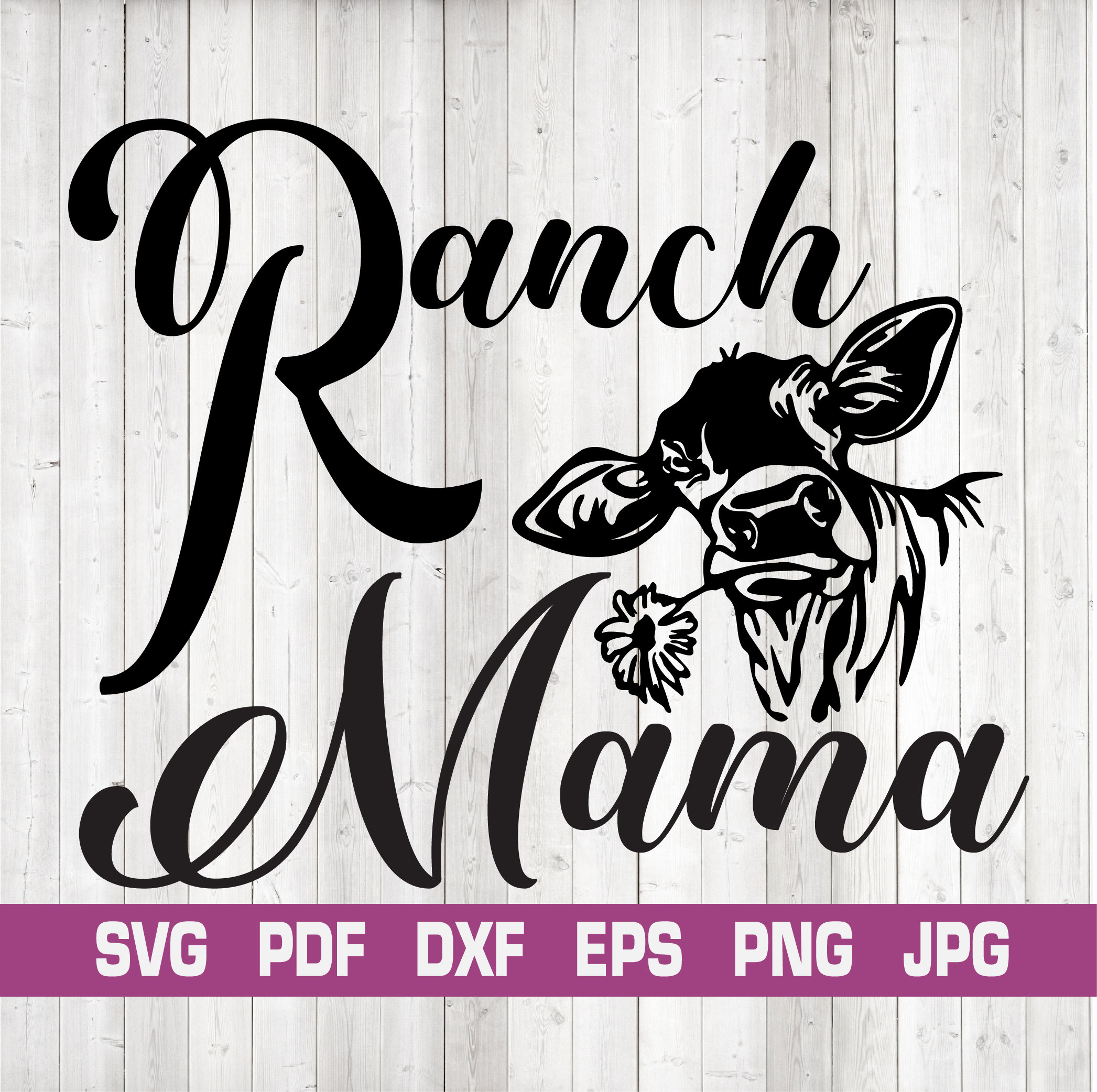Ranch Mama Sublimation Svg,ranch Mama Raising Cows and Kids Svg,ranch ...