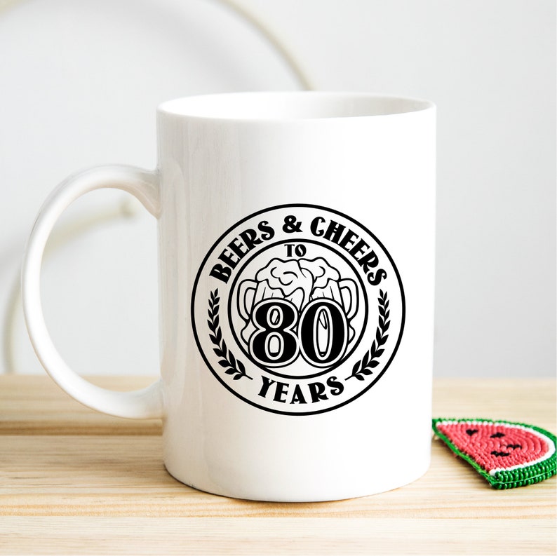 Beers and Cheers to 80 Yearscheers & Beers to 80 Years - Etsy