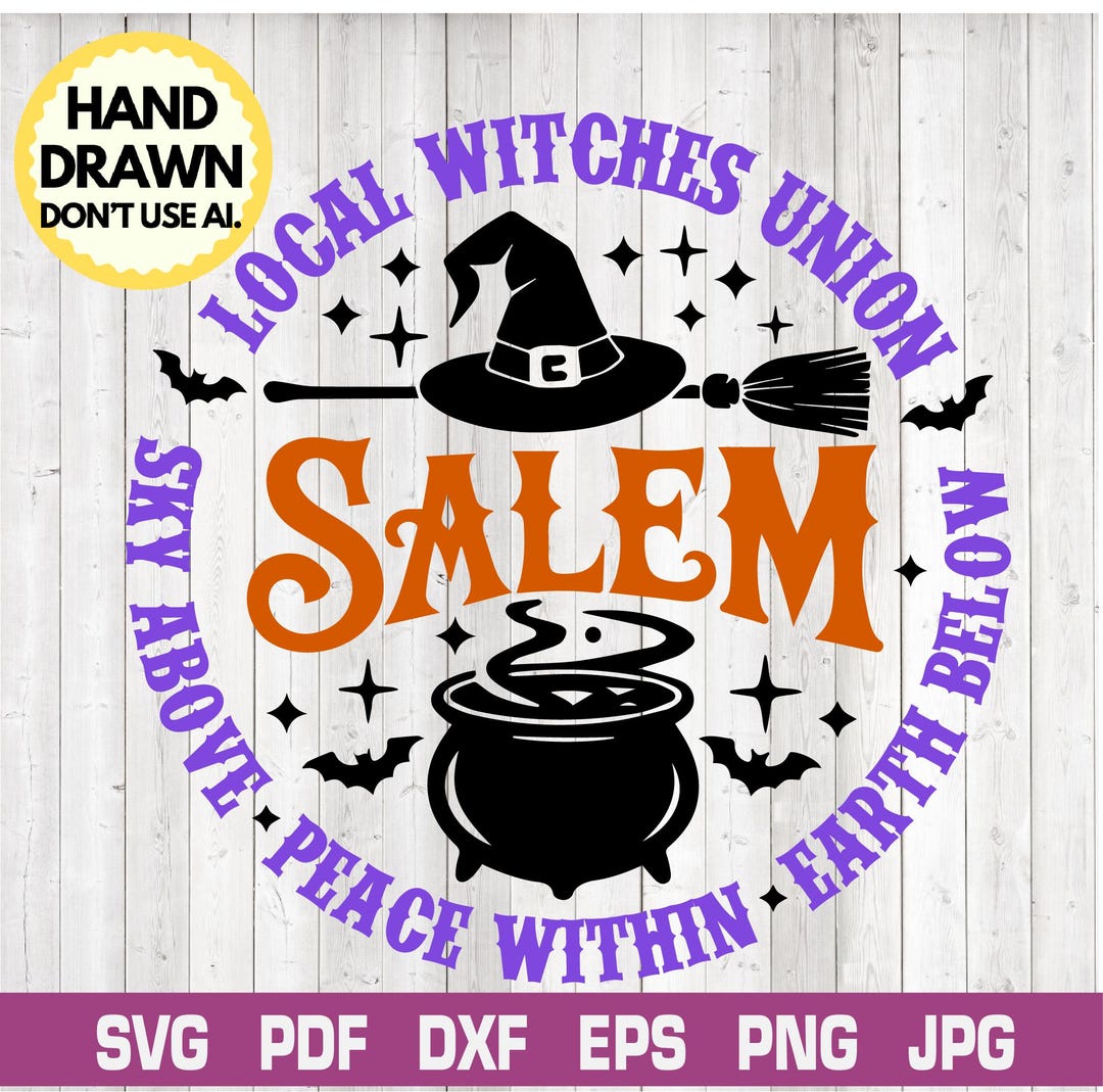 Local Witches Union Salem SVG, Witches Brew Png, Witch Crafting Clipart ...