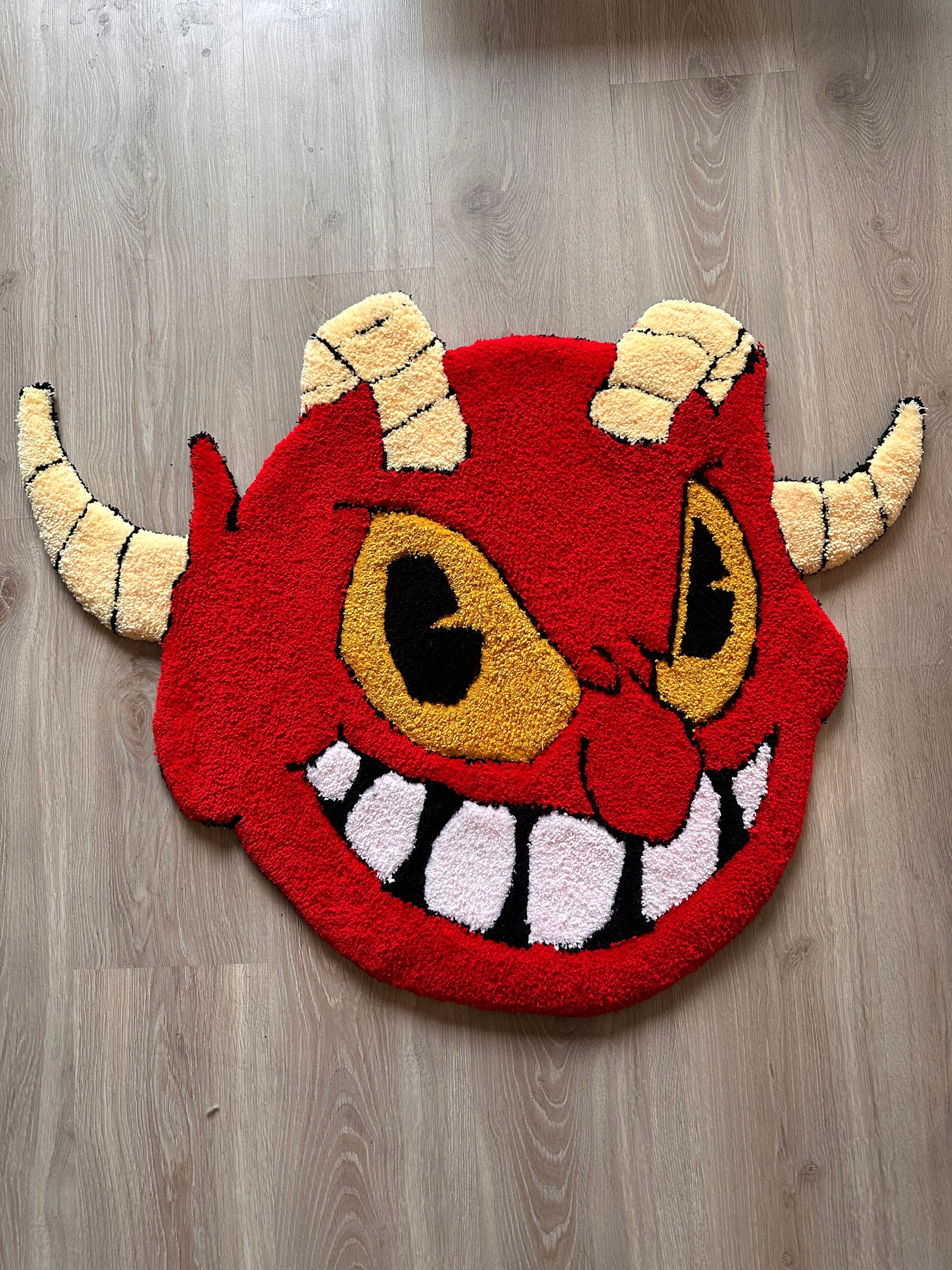 The Devil Rug - Etsy