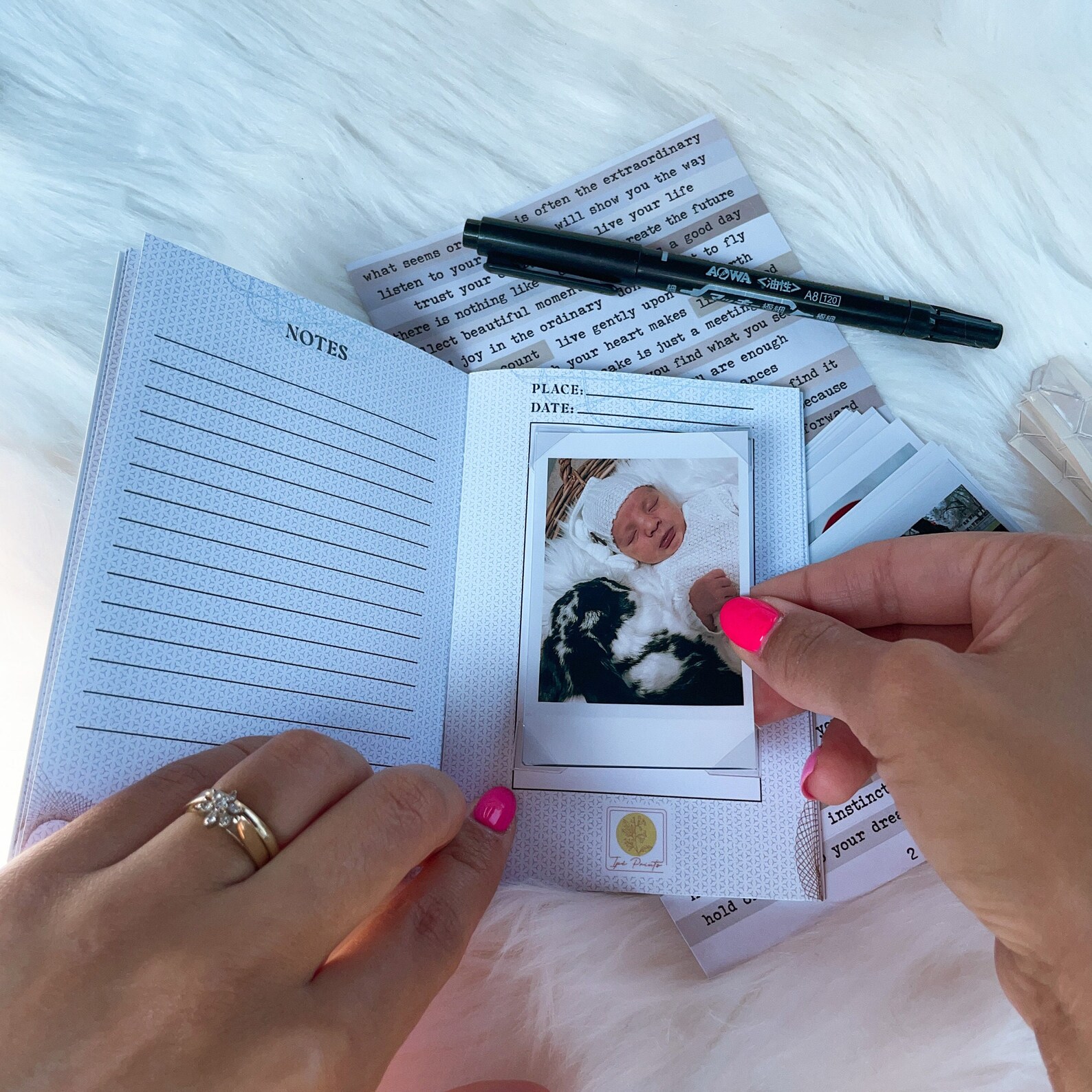 Our Memory Passport Kit, Quote Stickers, Photo Corners - Etsy