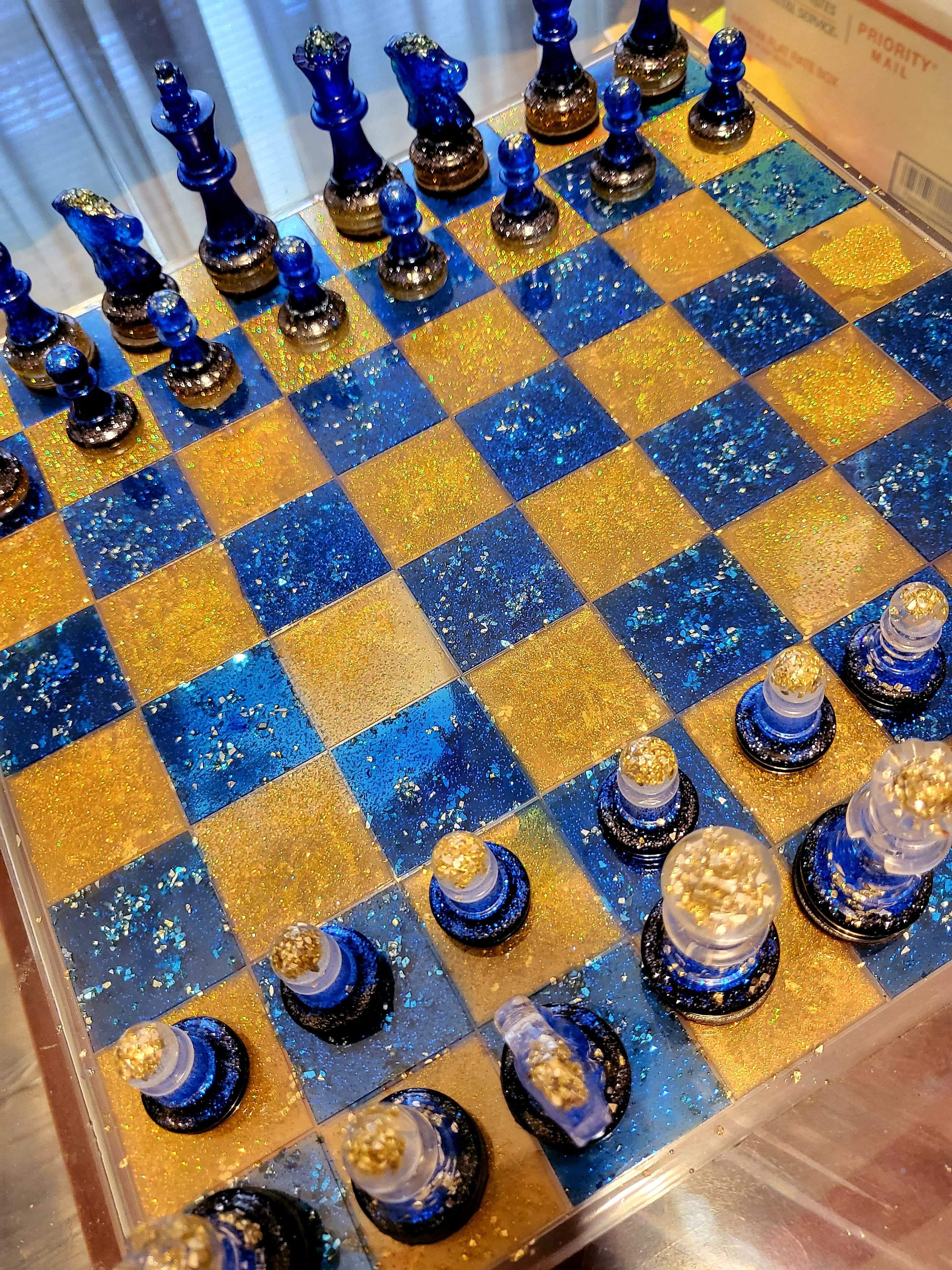 Custom Chessboard Set - Etsy