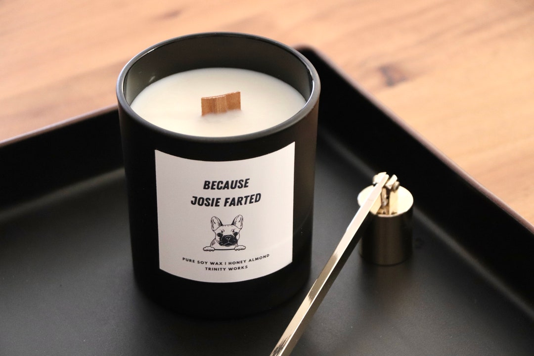 Unique and Personalized Dog Fart Candle for Frenchie Mom Dog Mom Gift ...