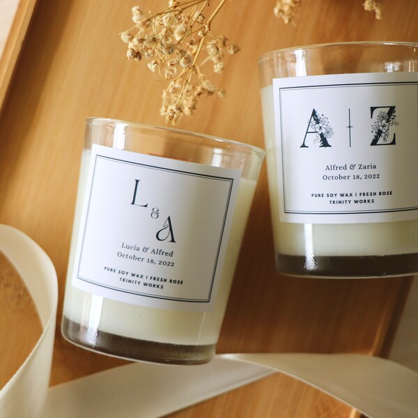 Candle Wedding Favor - Etsy