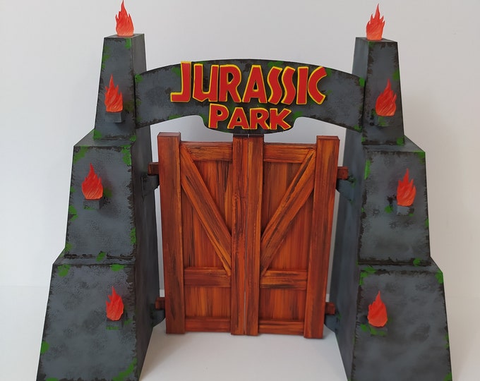 Jurassic Park Entrance Gate - Etsy