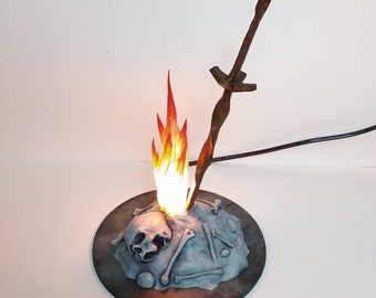 Dark Souls Bonfire Lamp - Etsy