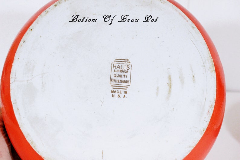 Vintage 1940s/50s Mid-century Hall Superior Quality Kitchenware Chinese ...