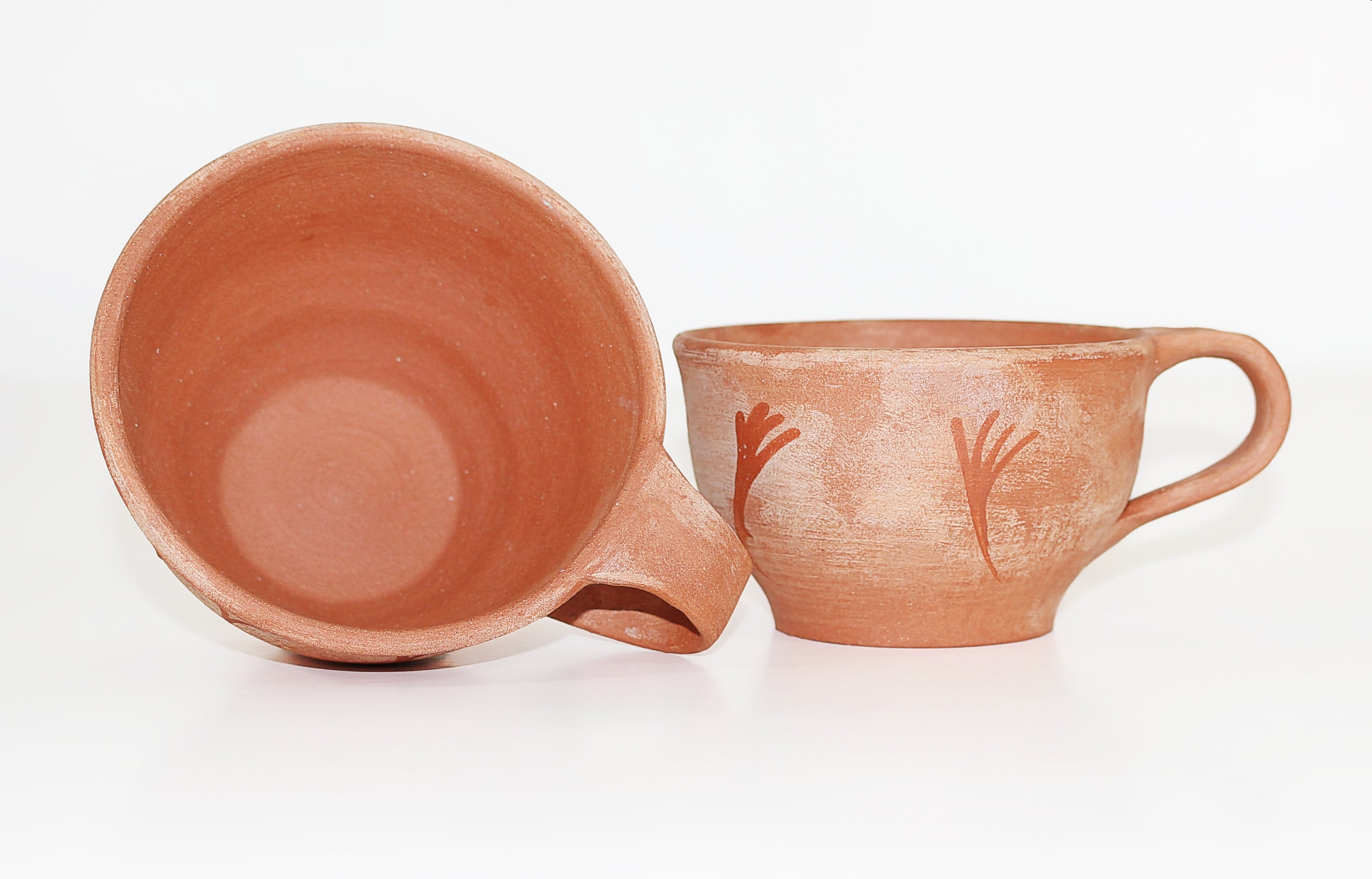 Rare Handmade American Indian Red Clay Unglazed Earthenware Teacups - Etsy