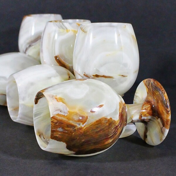 Onyx Wine Goblets - Etsy