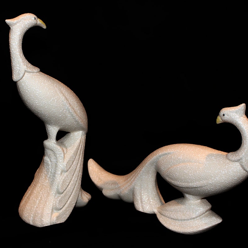 1950s Peacock Ceramic - Etsy