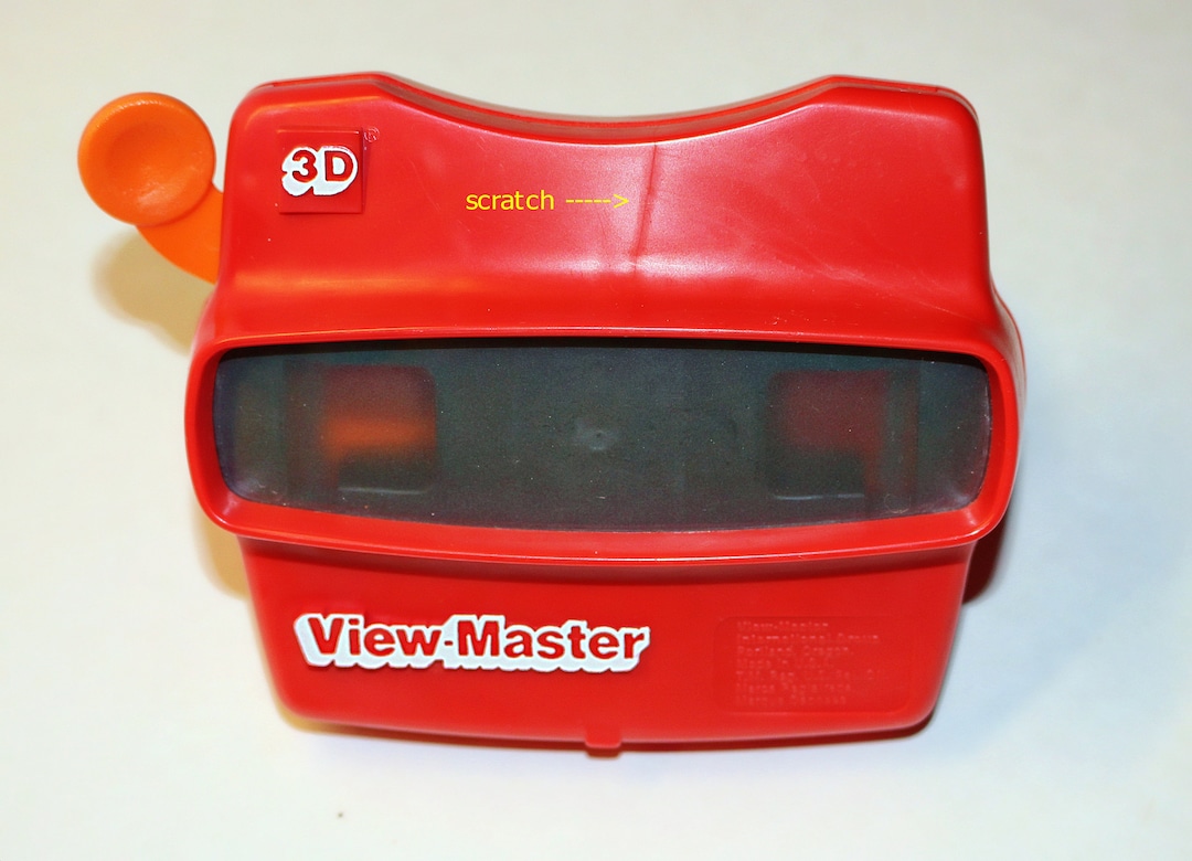 Vintage Circa 1980s Red View-master 3-D With RARE DC Comics Super Man ...