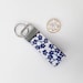 Mini Key Fobs, Upcycled Fabric Keyring Key Chain, Cotton Wristlet ...