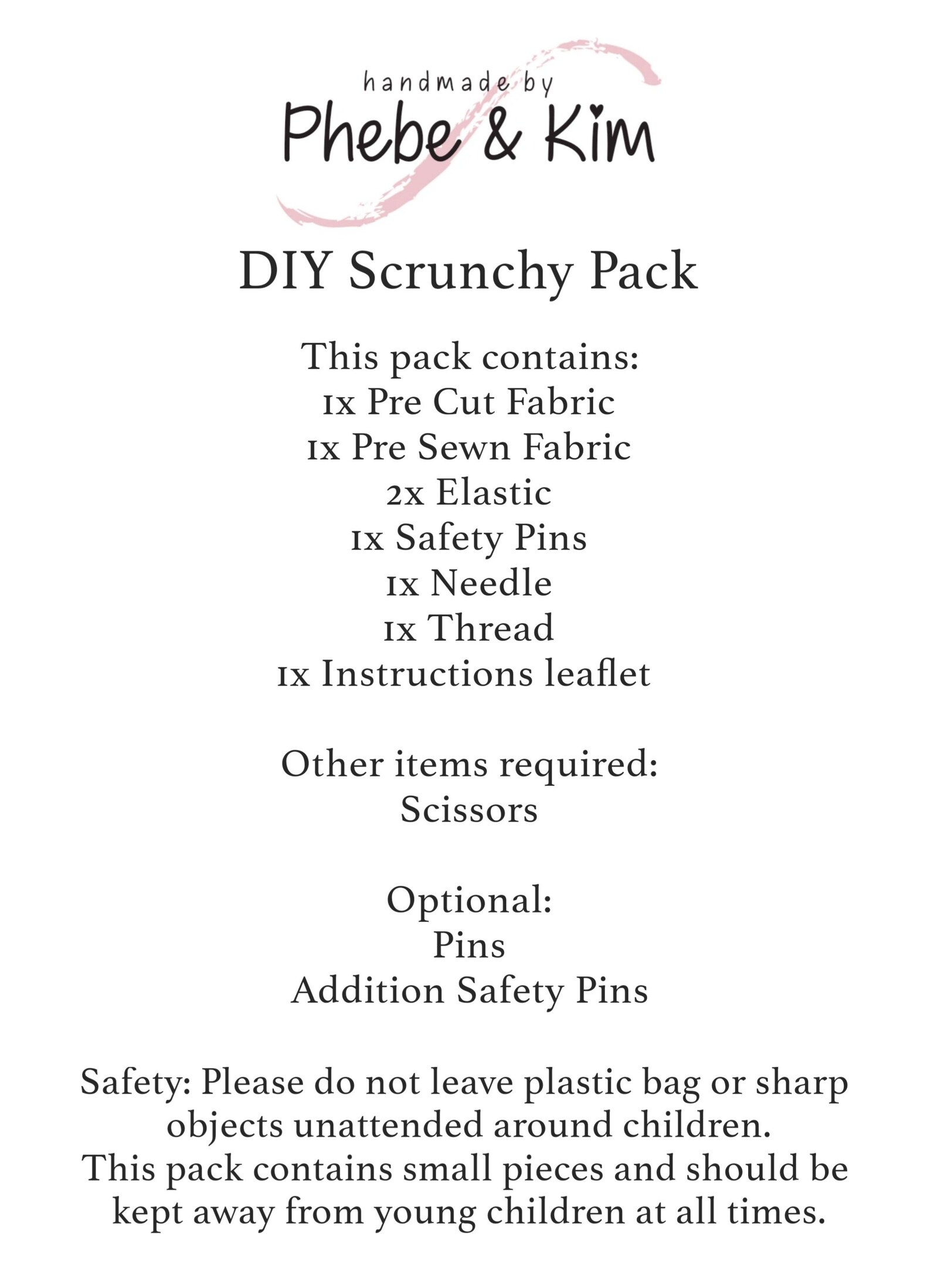 DIY Scrunchie Kit, Makes Two Scrunchies per Kit, Diy Craft at Home - Etsy