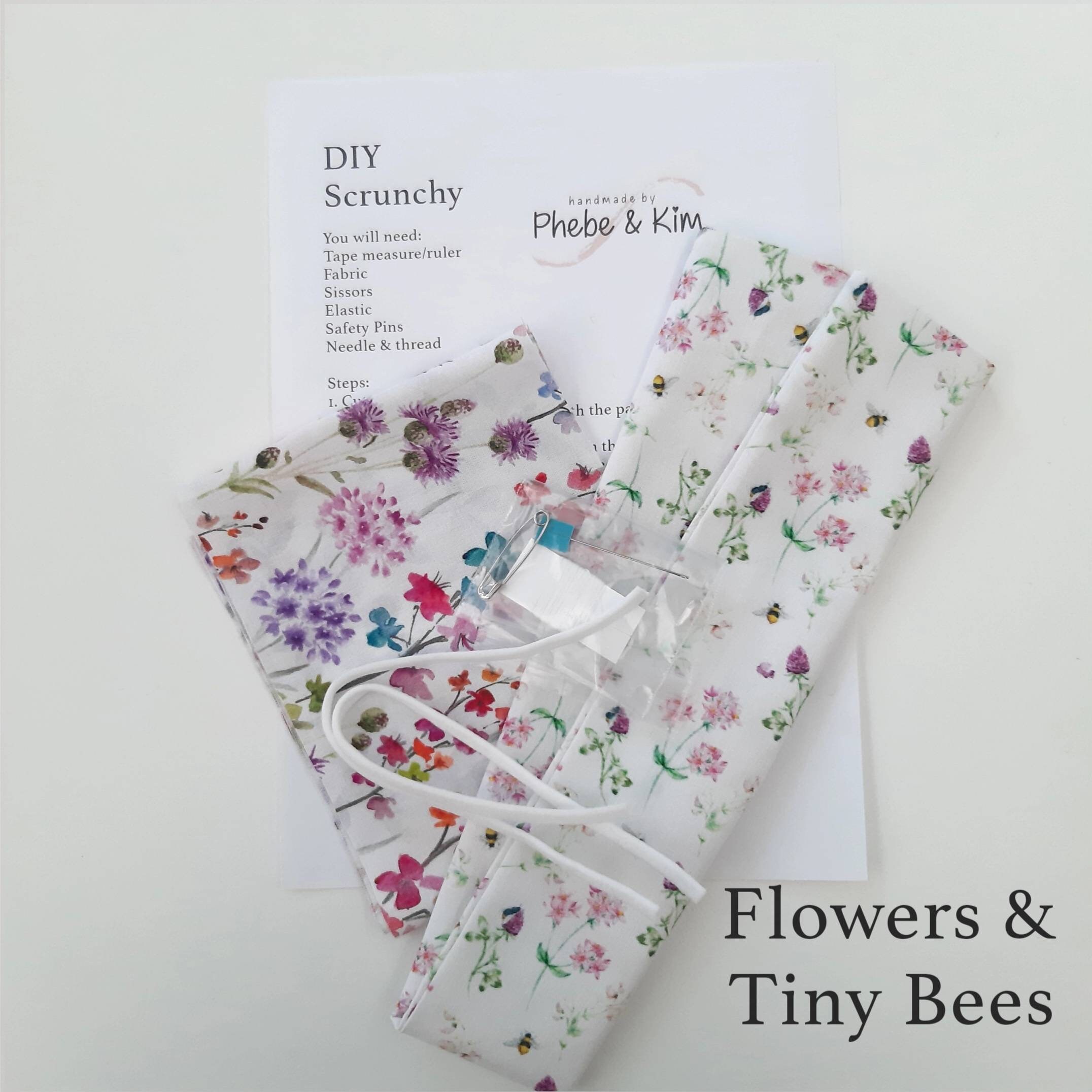 DIY scrunchie Kit makes two scrunchies per kit diy craft at | Etsy