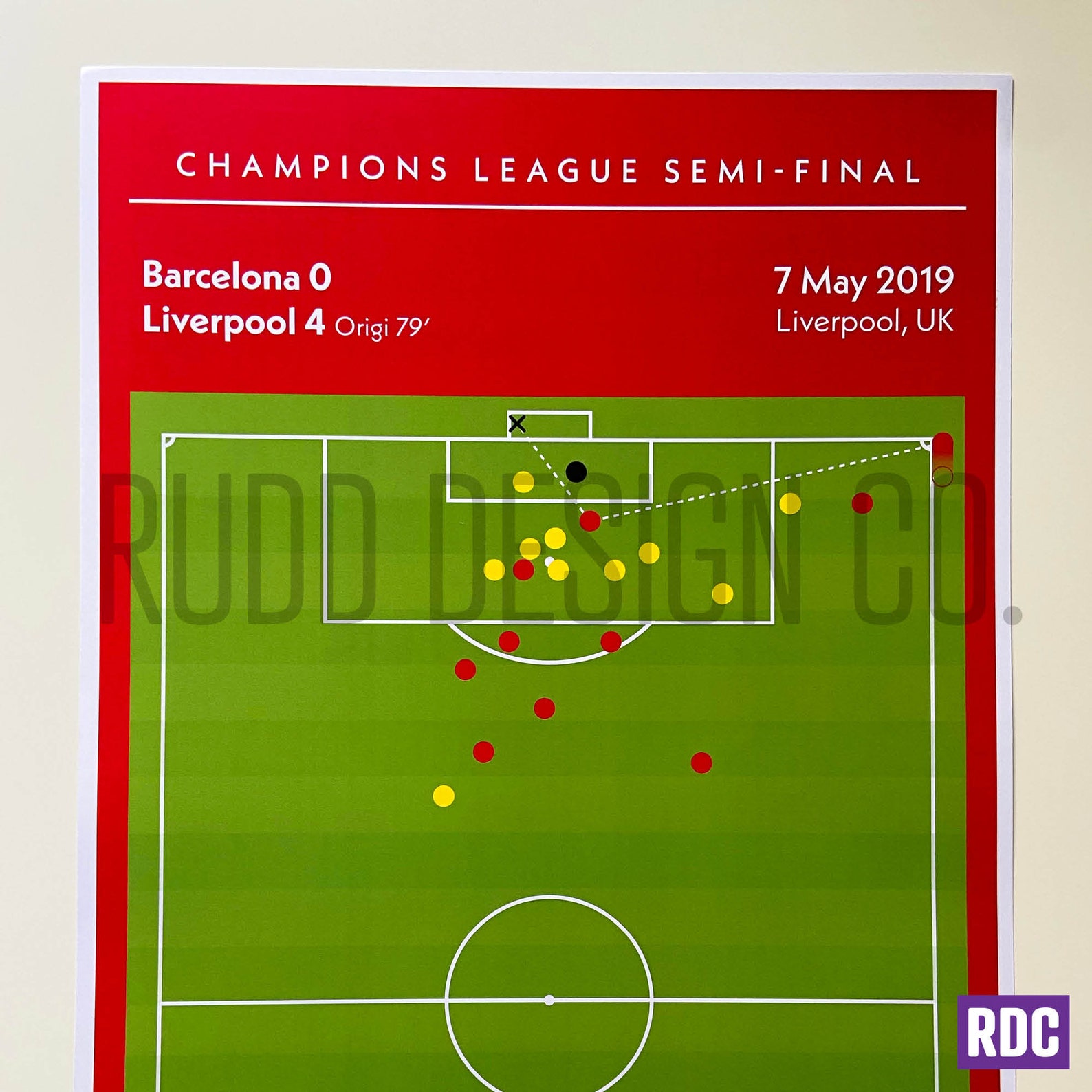 CORNER TAKEN QUICKLY Liverpool Football Club A3 Print Poster Origi Goal ...