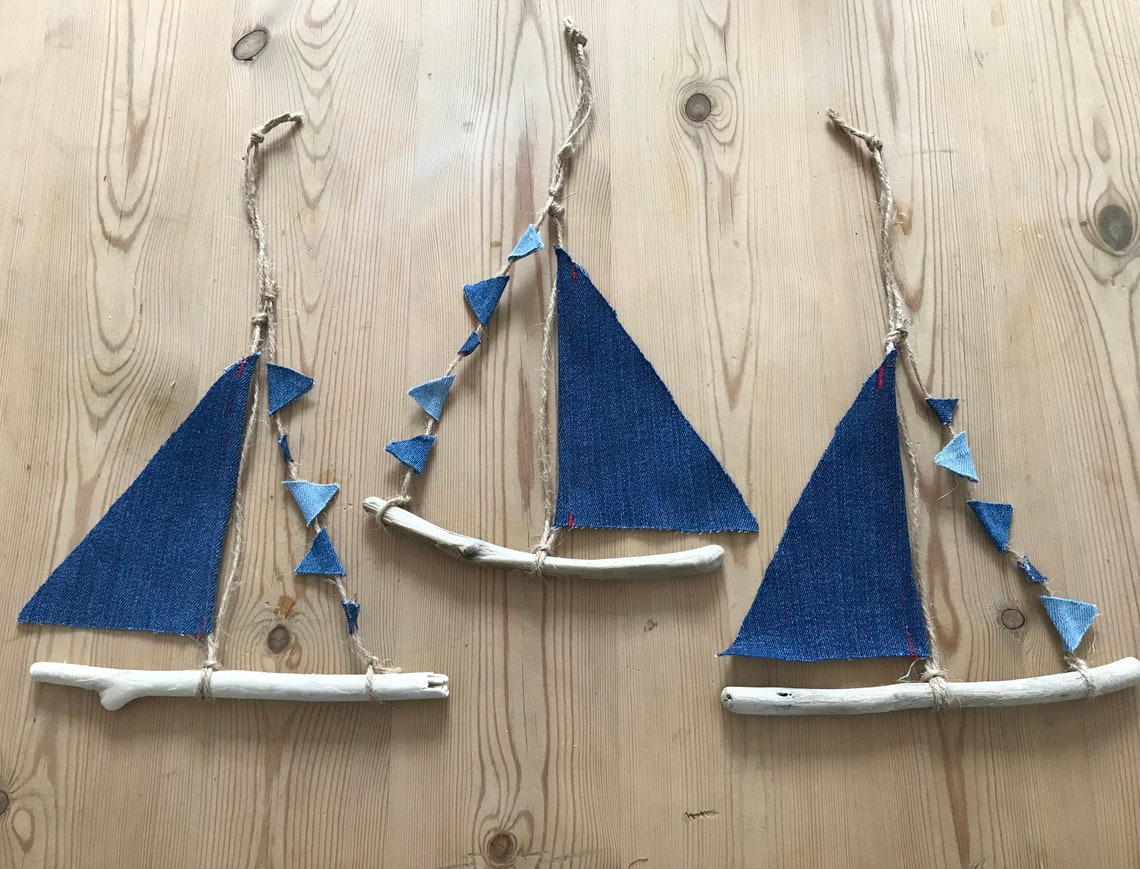 Beach Design Drift Wood Ships Driftwood Sailboat Gift Nautical Décor ...