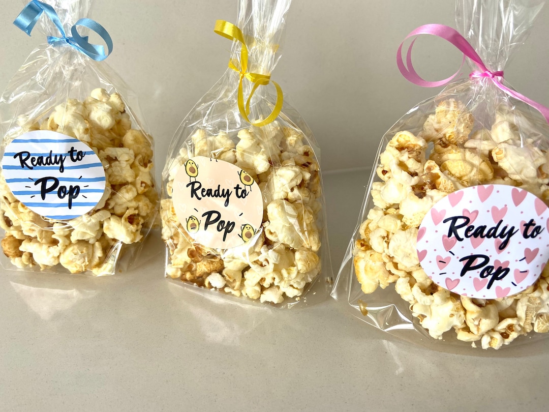 Baby Shower Favours Baby Shower Popcorn Baby With Ready to - Etsy