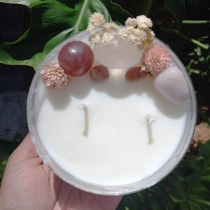 Angel Numbers Candle With Crystals, Soy Wax, and Essential Oils 1111 ...