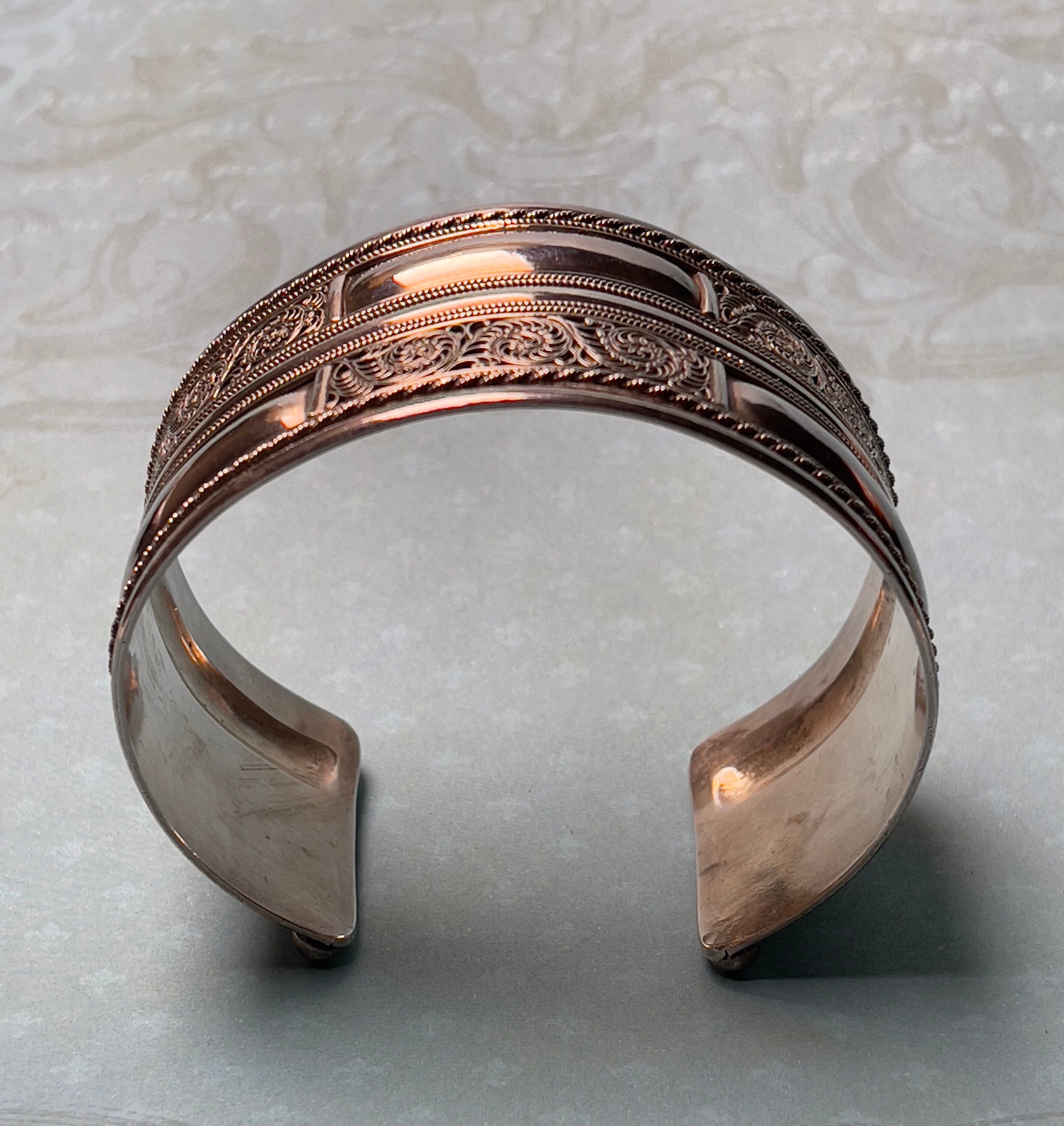 Bracelet of 925 Sterling Silver Cuff Bracelet - Etsy