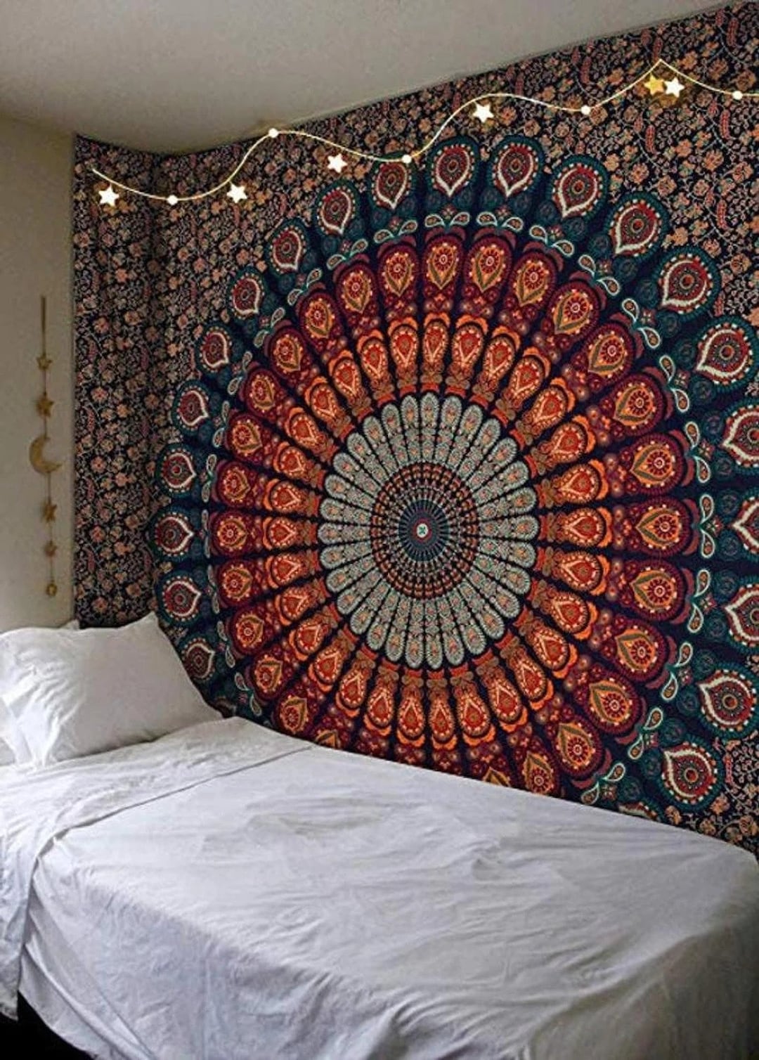 Large Boho Tapestry Indian Mandala Tapestry Indian Wall Hanging King ...