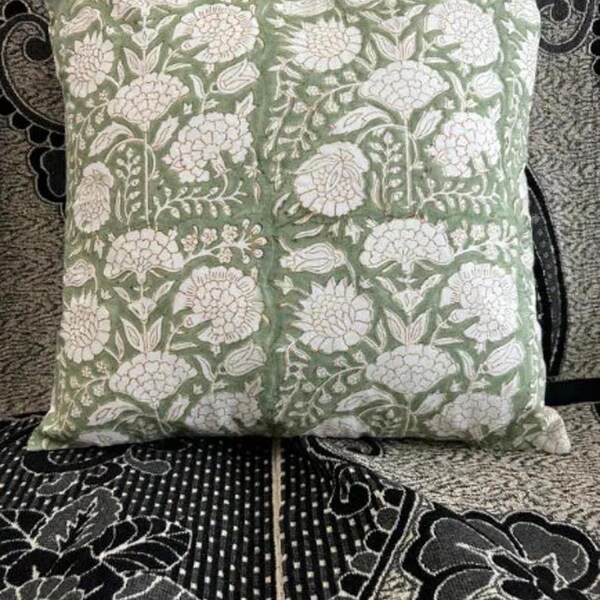 Block Print Seat Cushions - Etsy