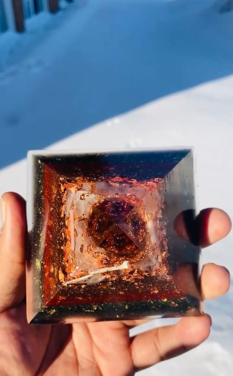 Orgonite Pyramid Orgone Generator Healing Device 5g Emf Protection - Etsy