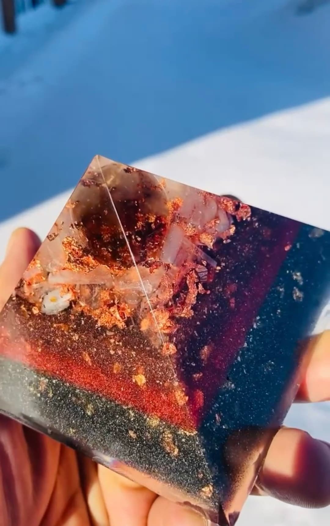 Orgonite Pyramid Orgone Generator Healing Device 5g Emf Protection - Etsy