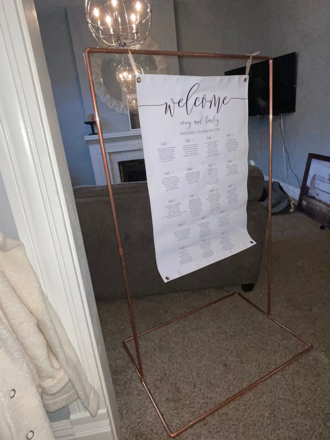 Custom Copper Event Stand - Etsy