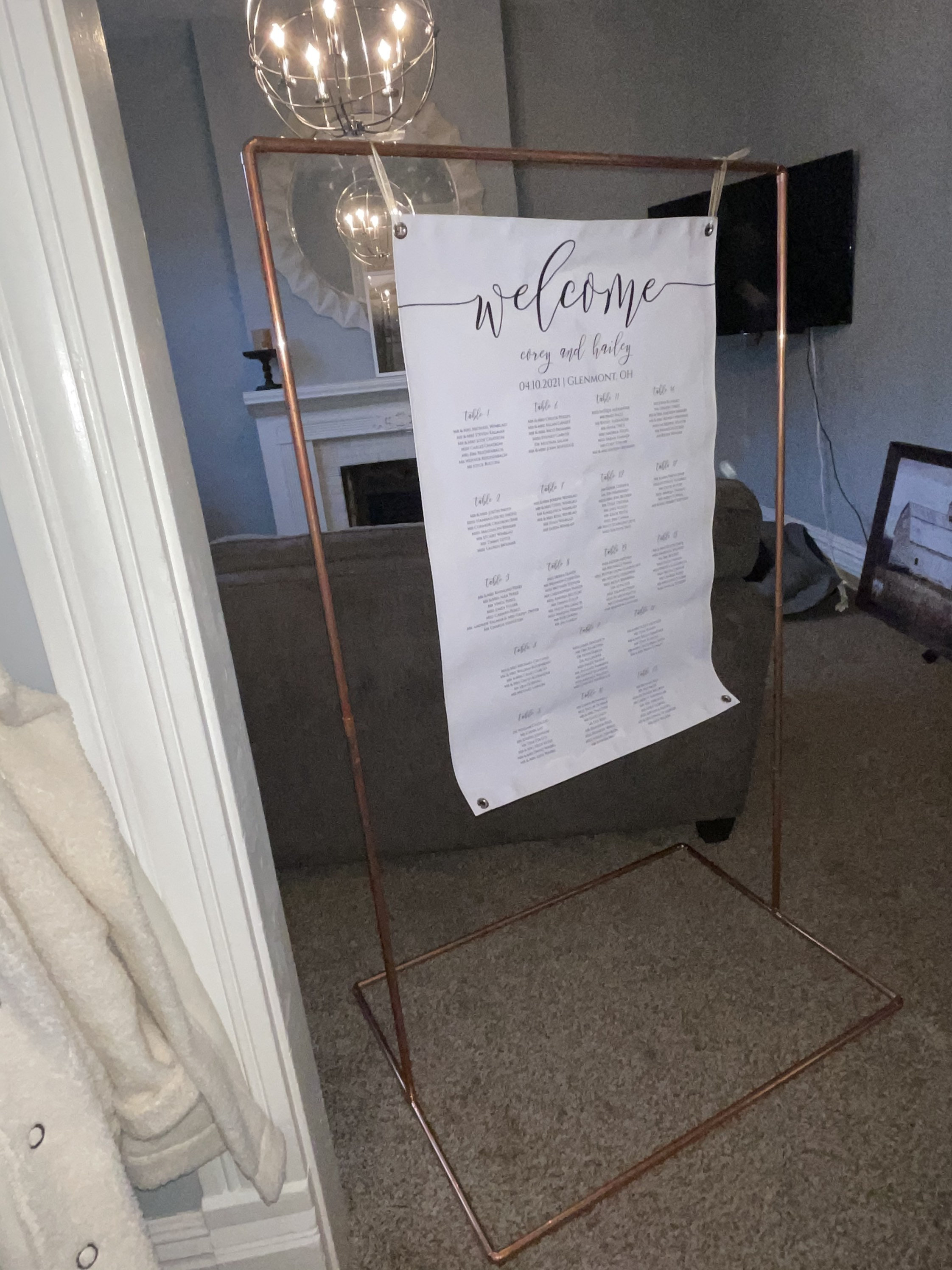 Custom Copper Event Stand - Etsy