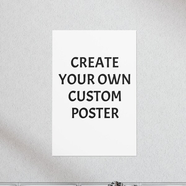 36x48 Custom Poster - Etsy