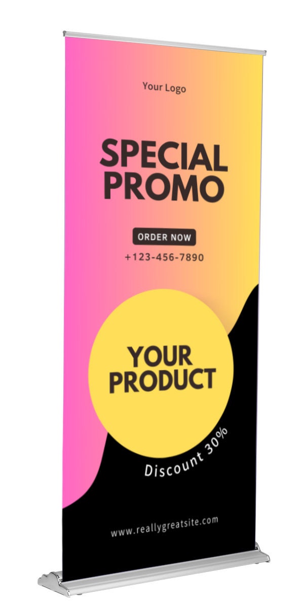 Custom Roll up Banner for Events Stand Pop up Banner Pop up Shop Banner ...