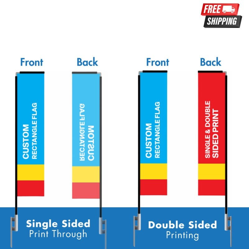 Advertising Flag for Promotion Outdoor Pole Flag for Business Double ...