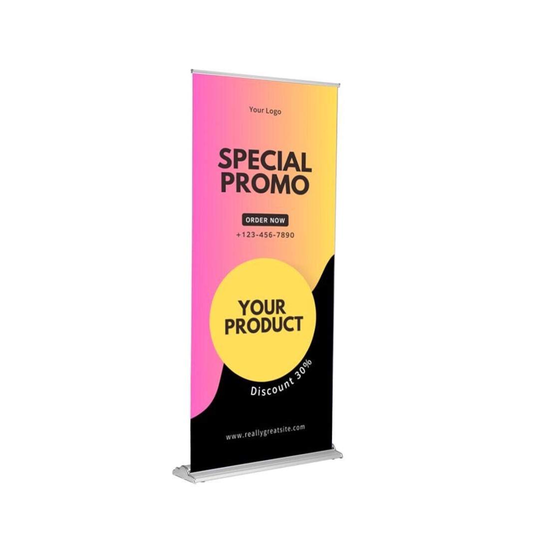 Custom Roll up Banner: Retractable Sign Display for Events - Etsy