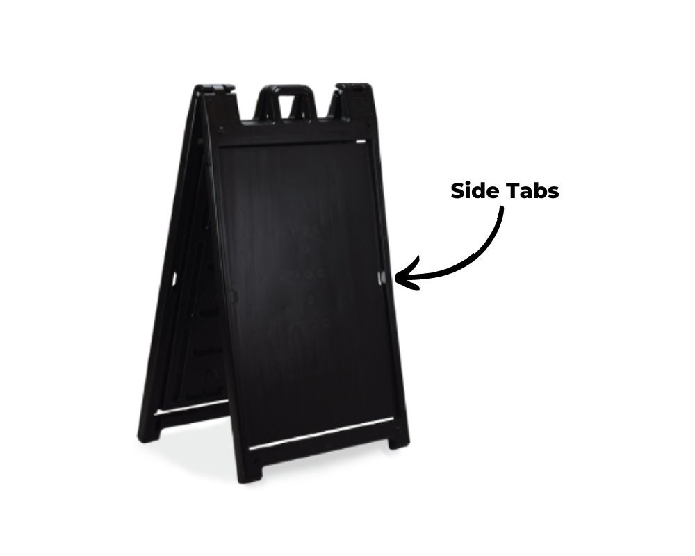 Black A-frame Display Sign for Promotional Sign Business Sign Printed 2 ...