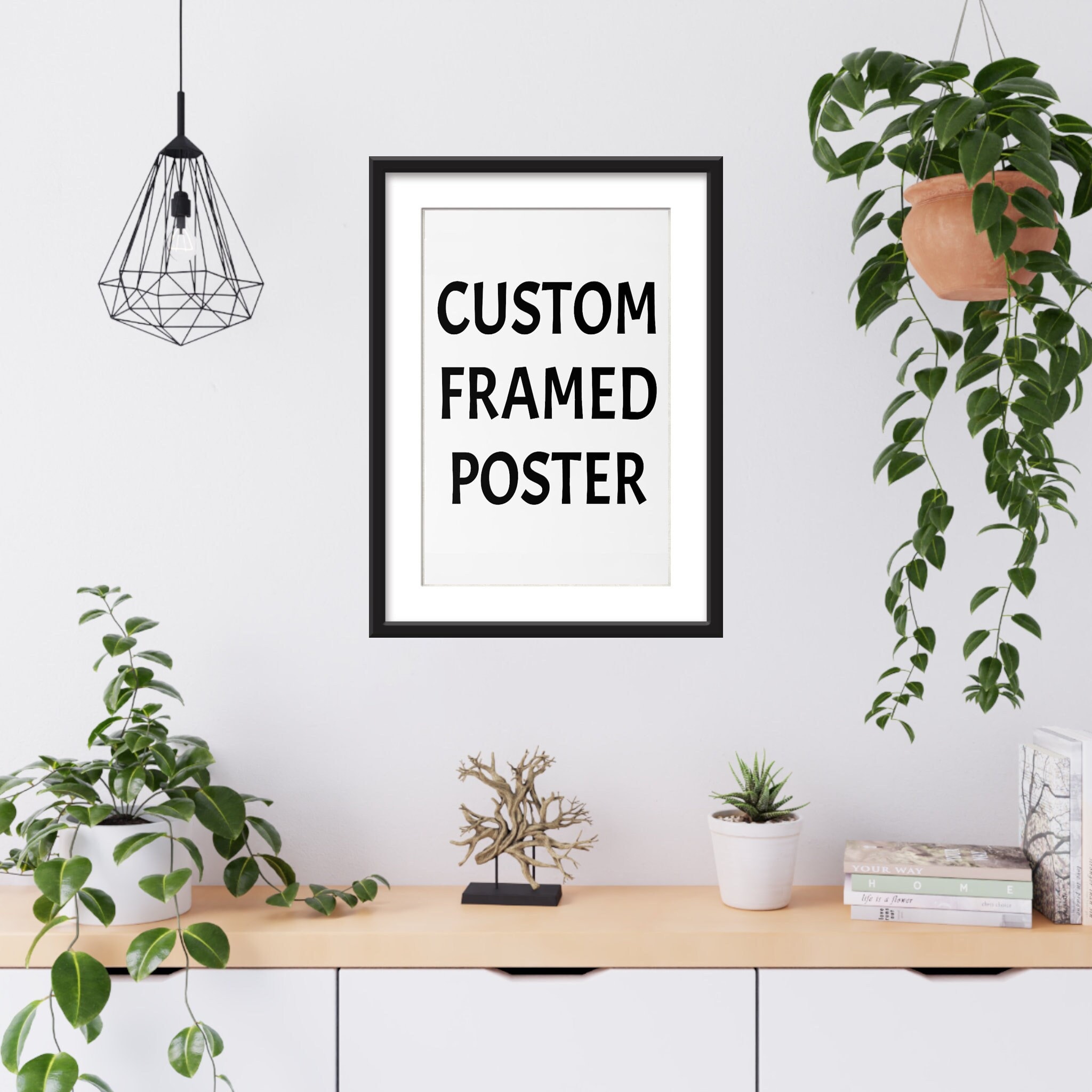 Framed Poster for Wall Decoration Custom Poster Print With Quality ...