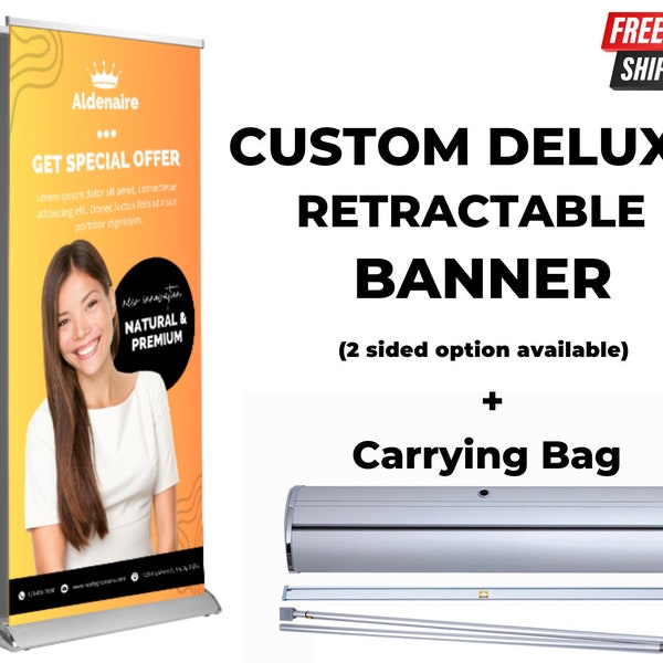 Double Sided Retractable Banner - Etsy