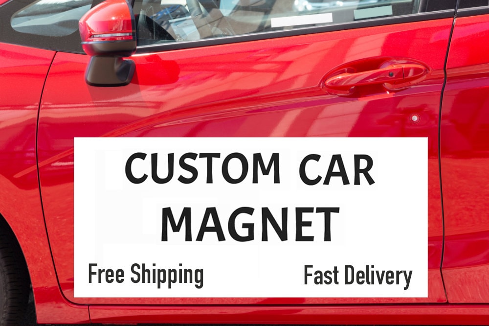 Custom Car Magnets, Personalized Car Magnets, Customized Magnetic Car ...