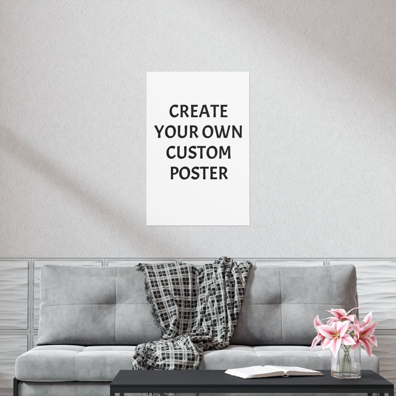 Custom Poster Printing: Personalized Photo, Large Format Wall Art - Etsy