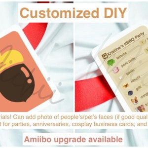 Custom Animal Crossing DIY Recipe Card New Horizon Recipe - Etsy