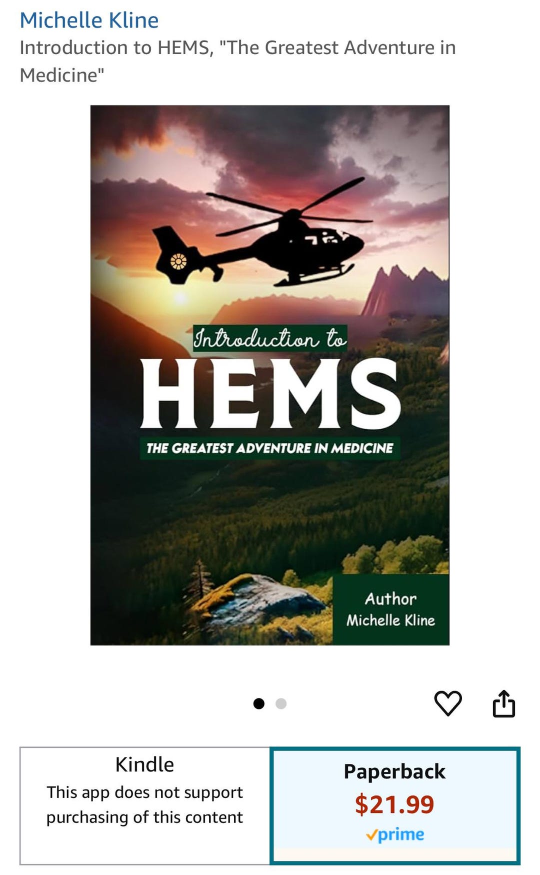 Introduction to HEMS: the Greatest Adventure in Medicine (book) - Etsy