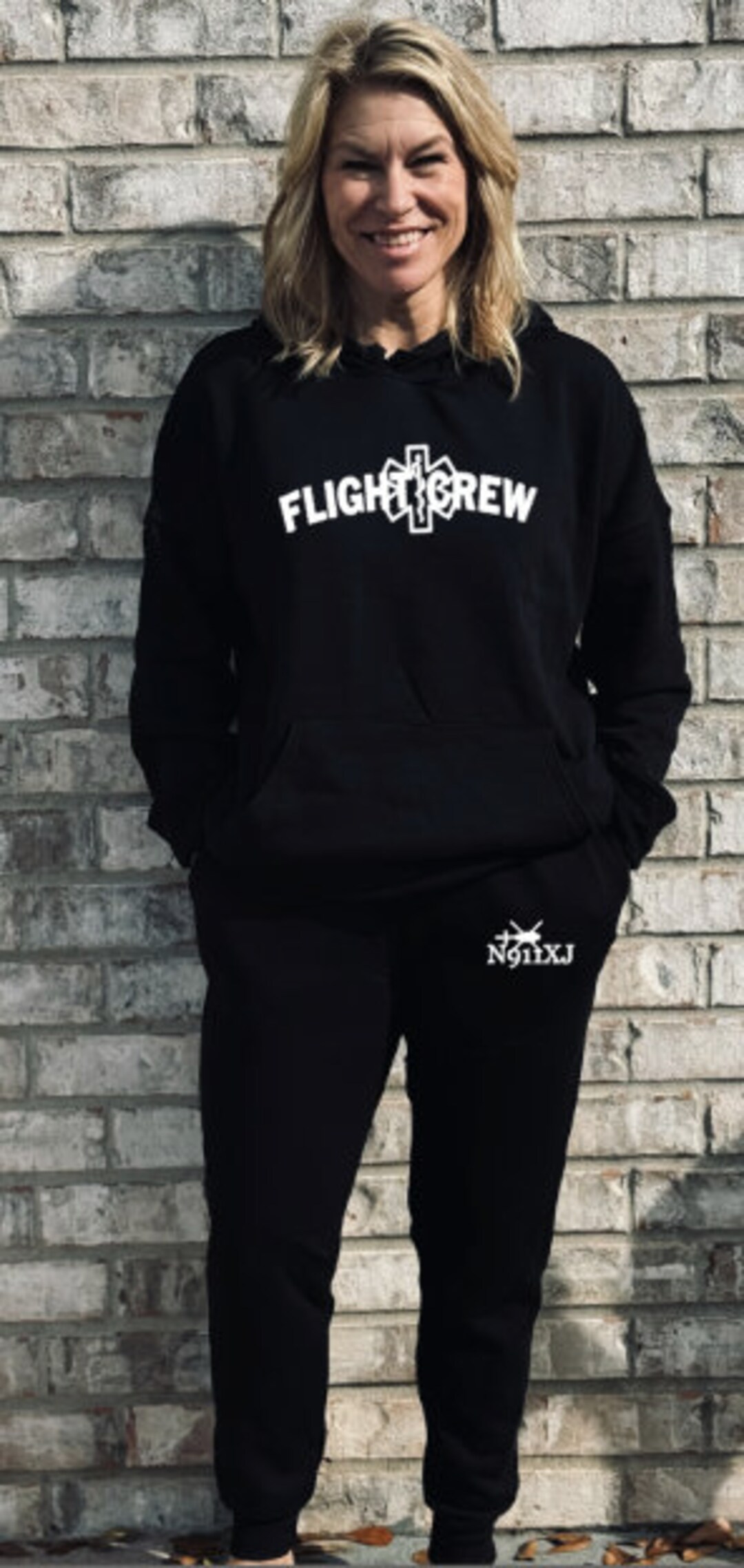 Custom Tail Number Jogger Set. Two Options for the Top Logo: Unisex - Etsy