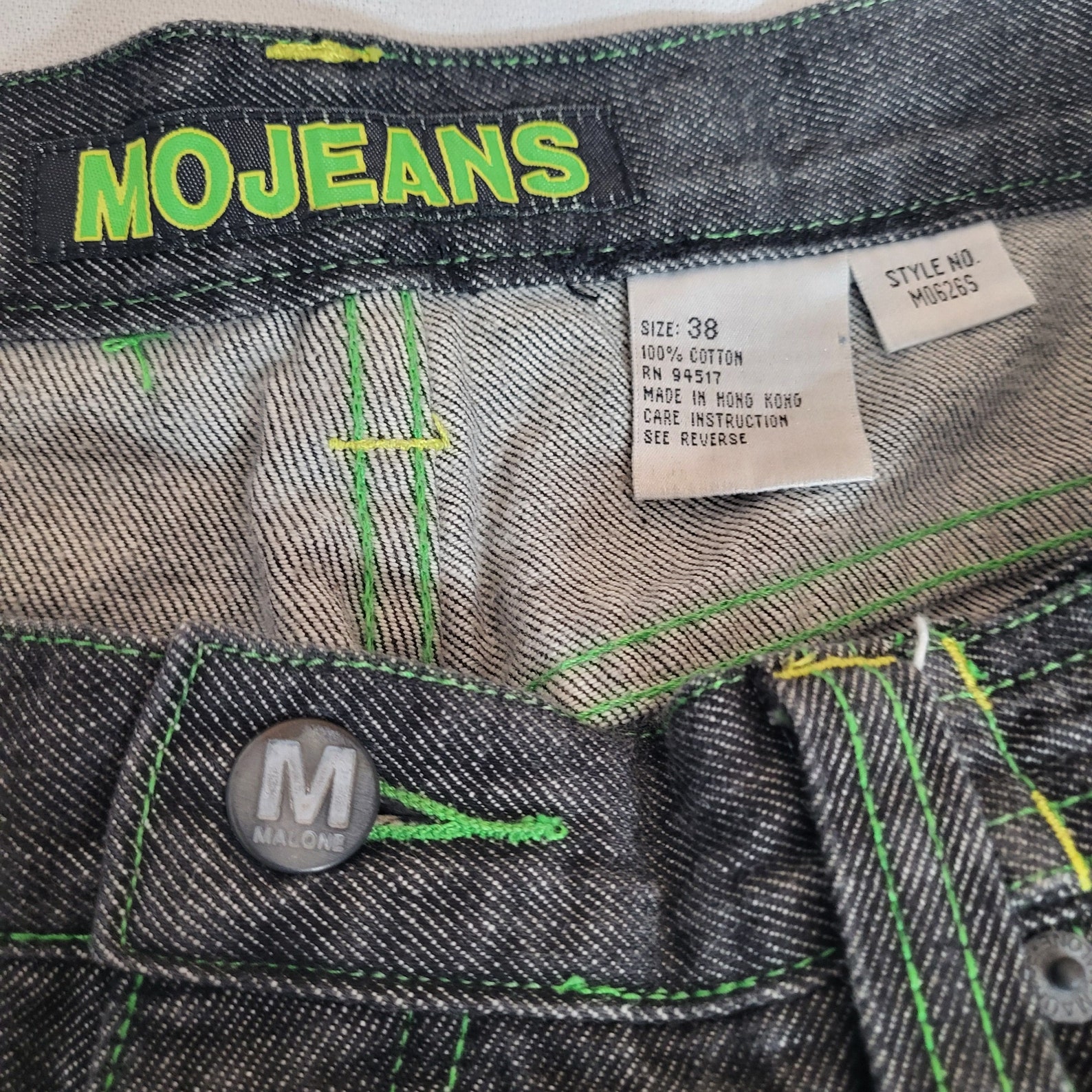 Vintage Y2K Men's Skater JNCO Style Rapper Maurice Malone Mo Jean ...