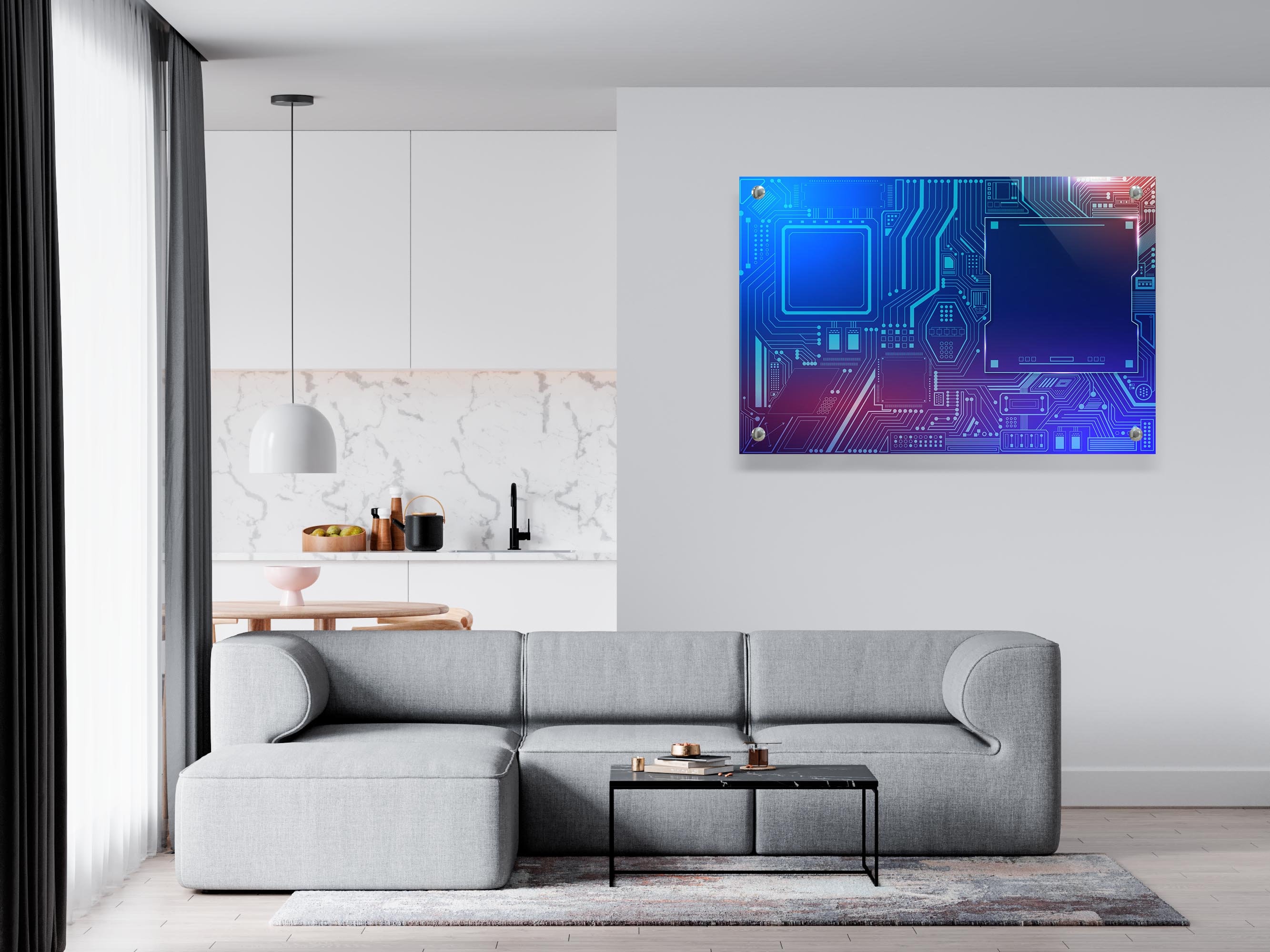 Motherboard Art, Information Technology Wall Art, Computer Scientist ...