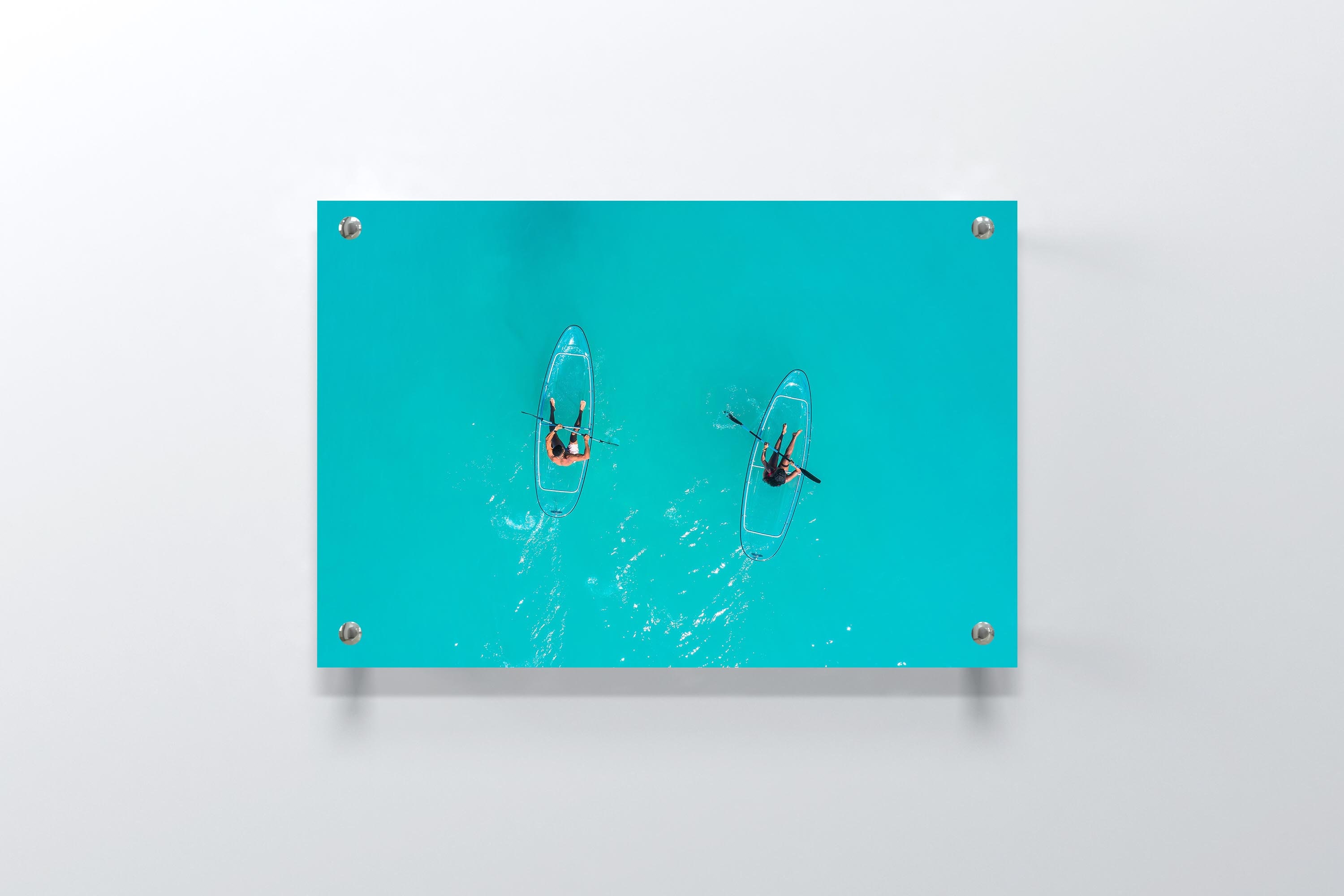 Kayaking Wall Art Blue Ocean Print Pro Kayaker Gifts Glass - Etsy