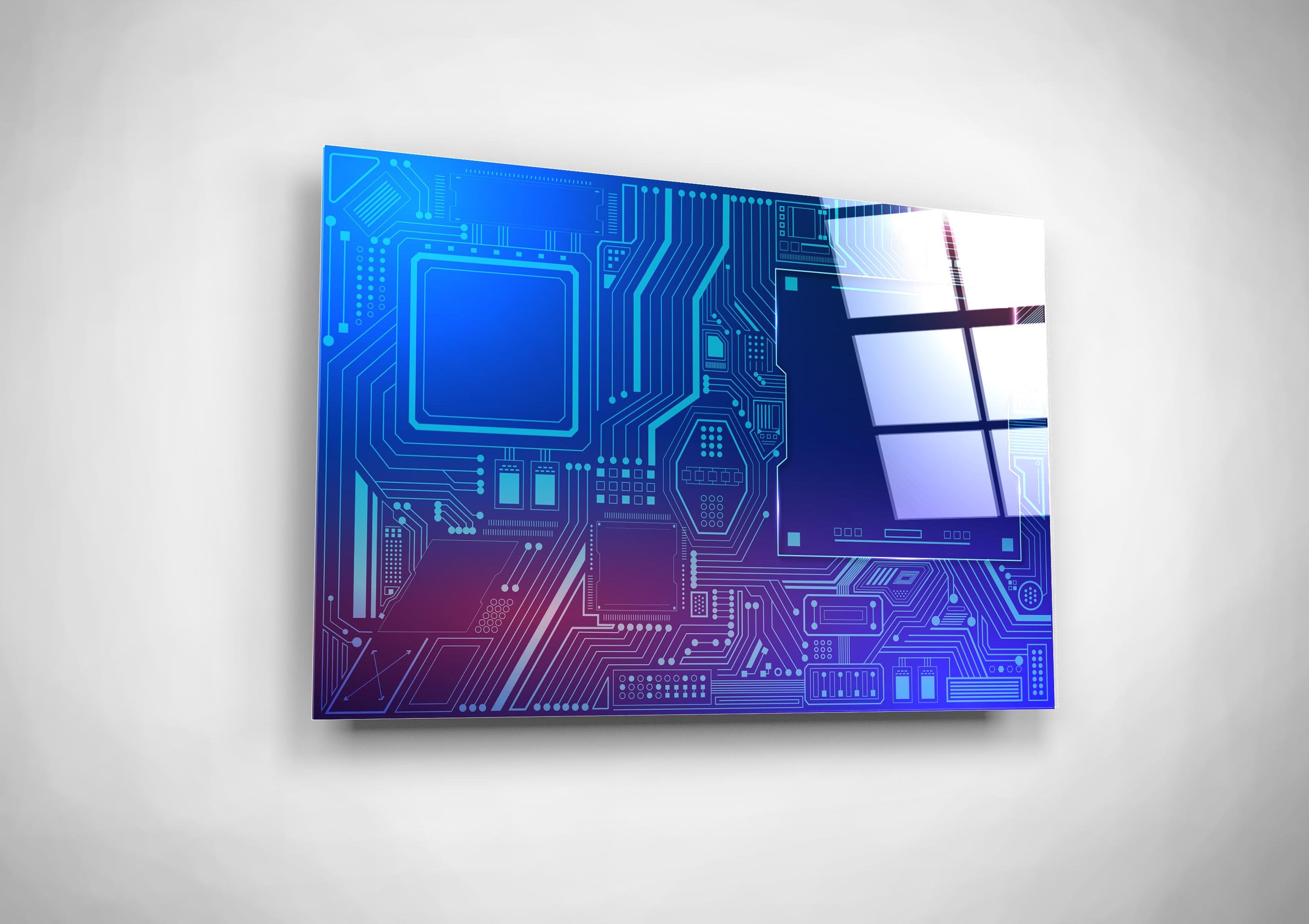 Motherboard Art, Information Technology Wall Art, Computer Scientist ...