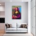 Mona Lisa Altered Art, Eclectic Home Decor, Glass Gallery Wall Art ...