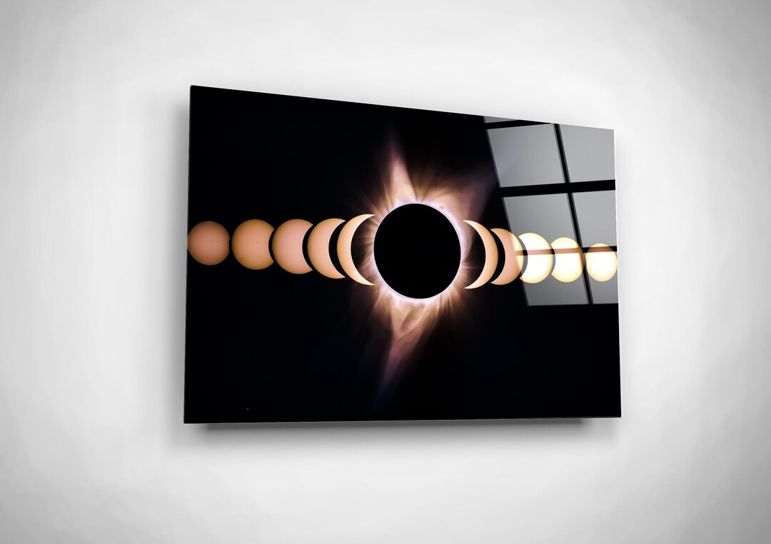 Moon Phases Print, Lunar Cycle Wall Art, Witchy Above Bed Decor, Night ...