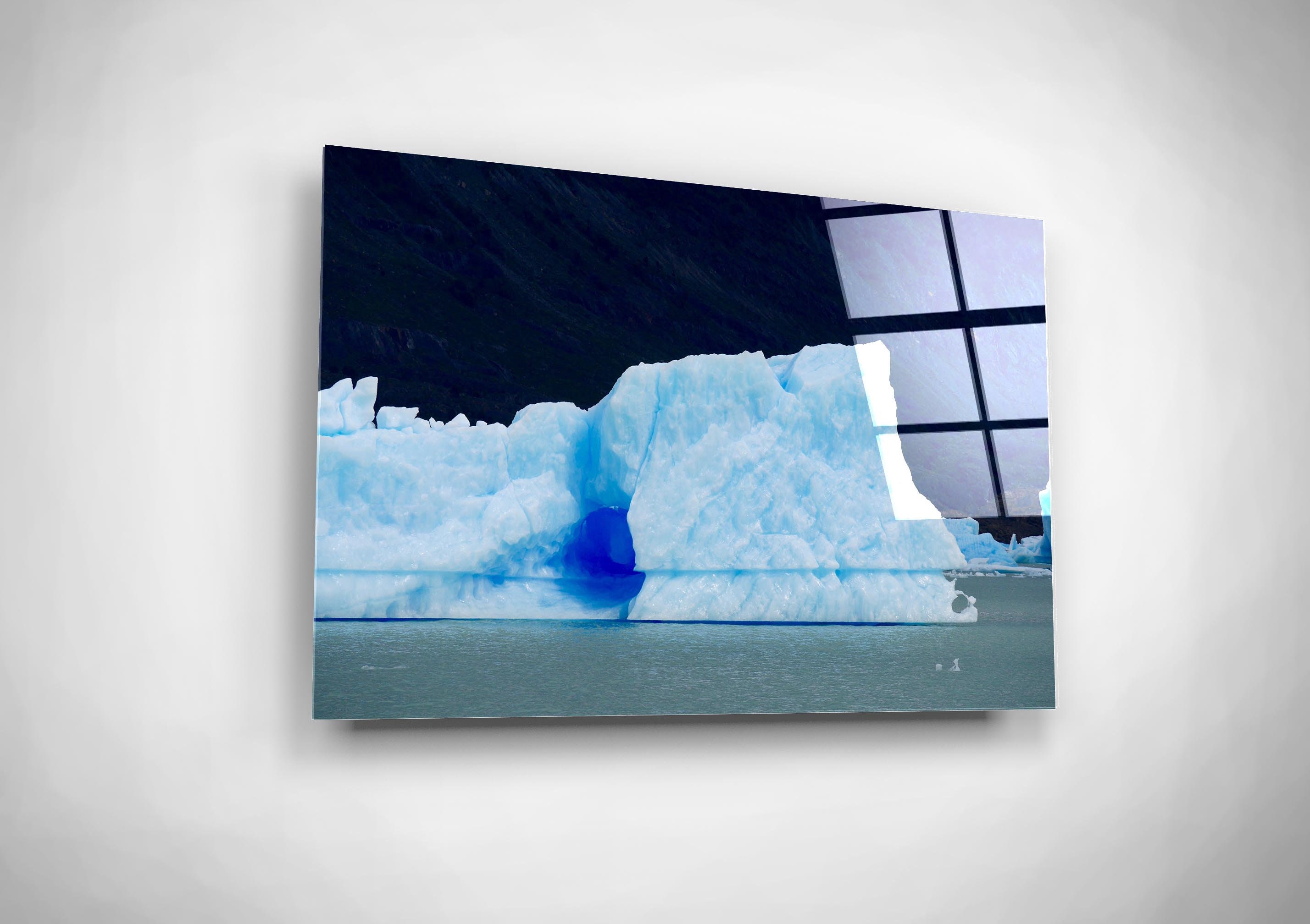 Iceberg Wall Art, Glass Print, Landscape of Antarctica Photo, Nature ...