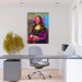 Mona Lisa Altered Art, Eclectic Home Decor, Glass Gallery Wall Art ...