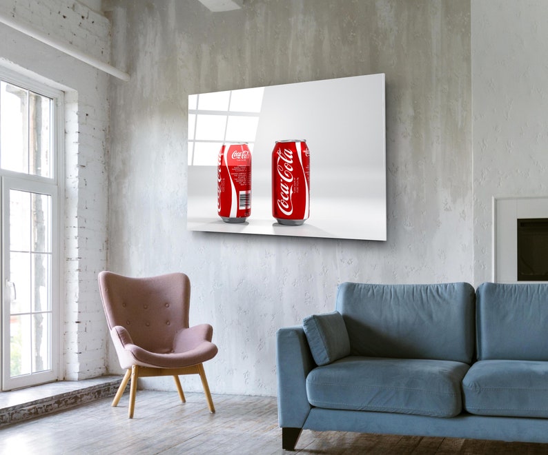Coca Cola Can Wall Art Fast Food Chain Restaurant Decor Coke - Etsy